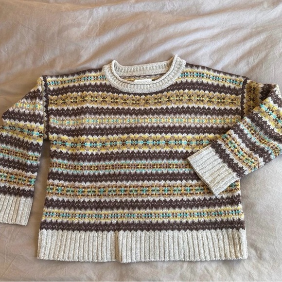 Toast | Sweaters | Toast Fair Isle Crew Neck Sweater | Poshmark